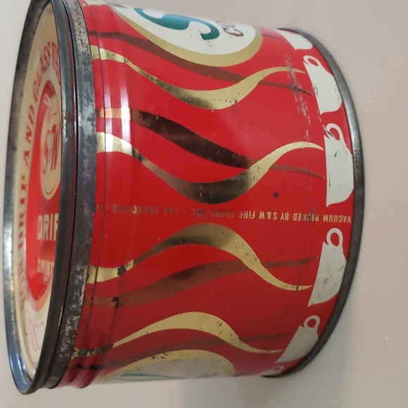 S&W Fine Foods | Other | Vintage Sw Coffee Can Drip Grind | Poshmark